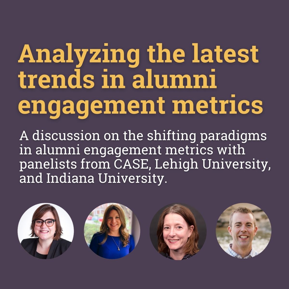 Webinar - Analyzing the trends in alumni engagement metrics